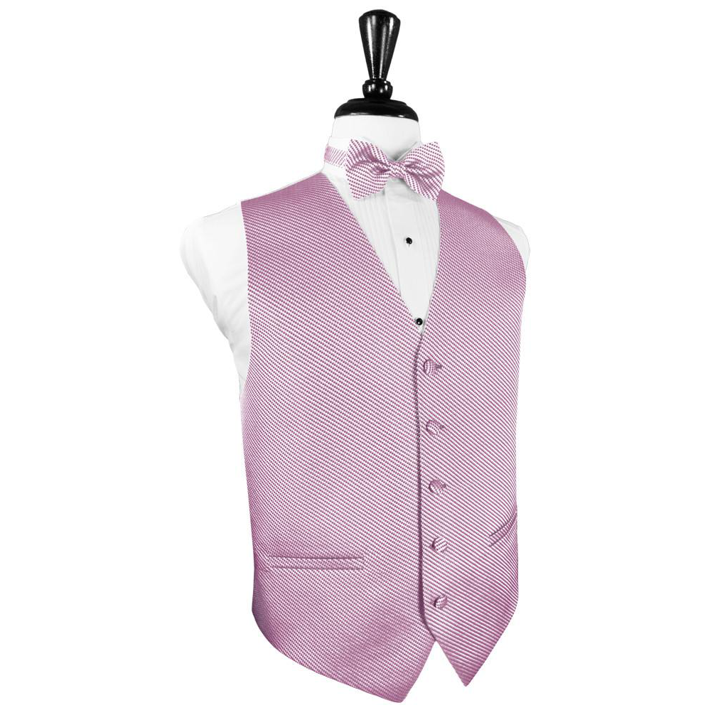 Mens Rose Venetian Tuxedo Vest and Tie – TuxedoVests
